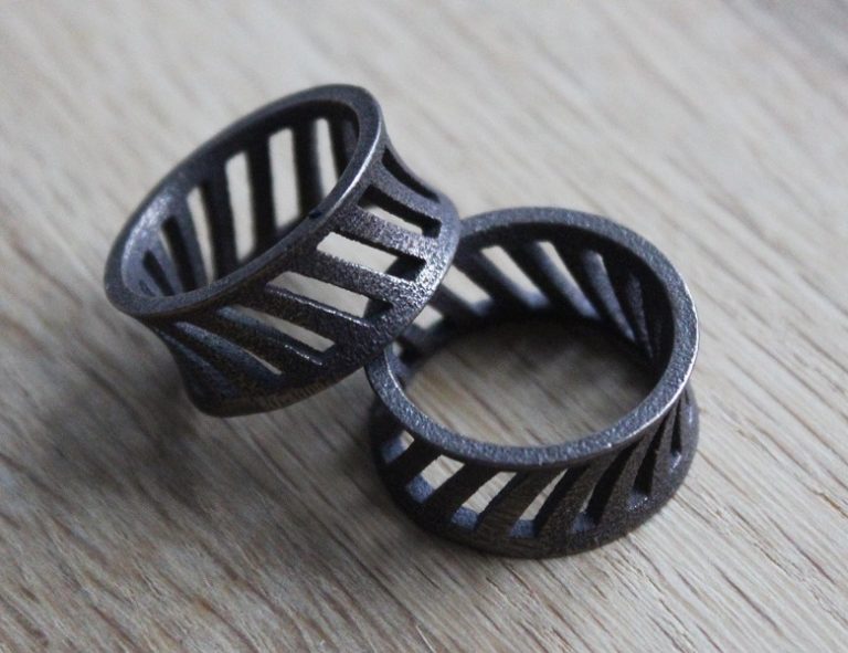 3D Printed Tribal Jewelry in Titanium, Steel and Silver | 3D Printing ...