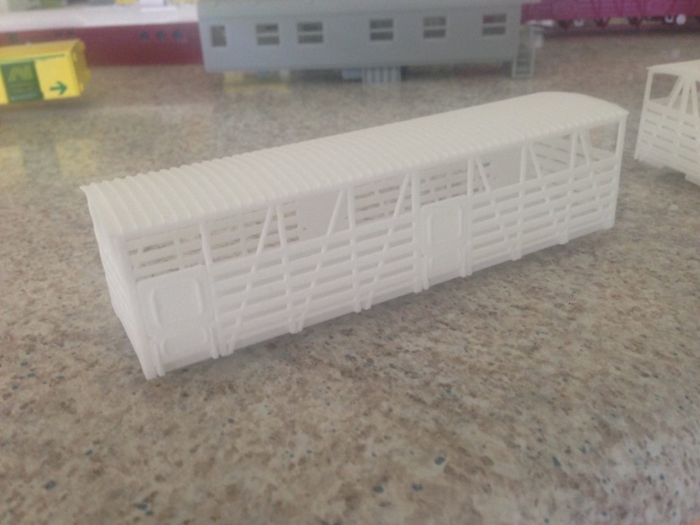 Commonwealth Railways CB - ACBY 35' Cattle Wagon HO Scale | 3D Printing Shop | i.materialise