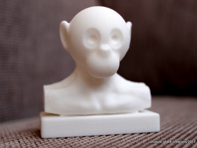 Monkey Bust | 3D Printing Shop | i.materialise