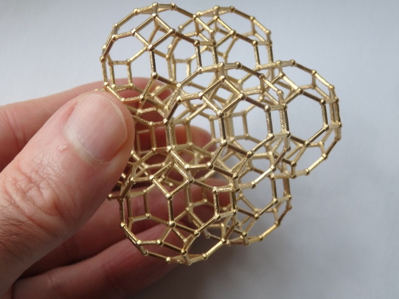 Zeolite A (wireframe) | 3D Printing Shop | i.materialise