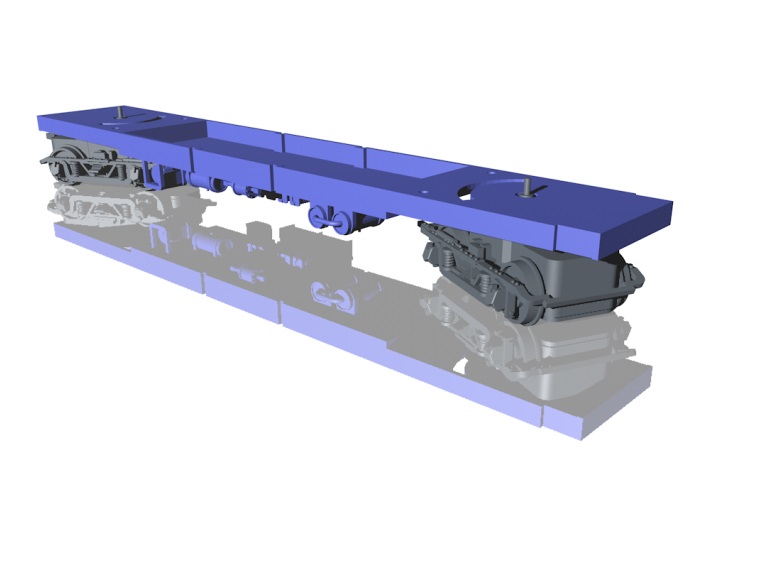 Interurban Wooden Combine (Northern Indiana) - frame- CCC2001 | 3D ...